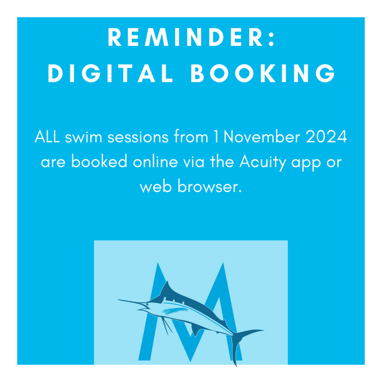 Digital Booking Reminder – Malvern Marlins